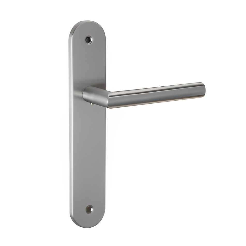 Manilla placa ovalada en Acero Inoxidable – Herrayma S.L